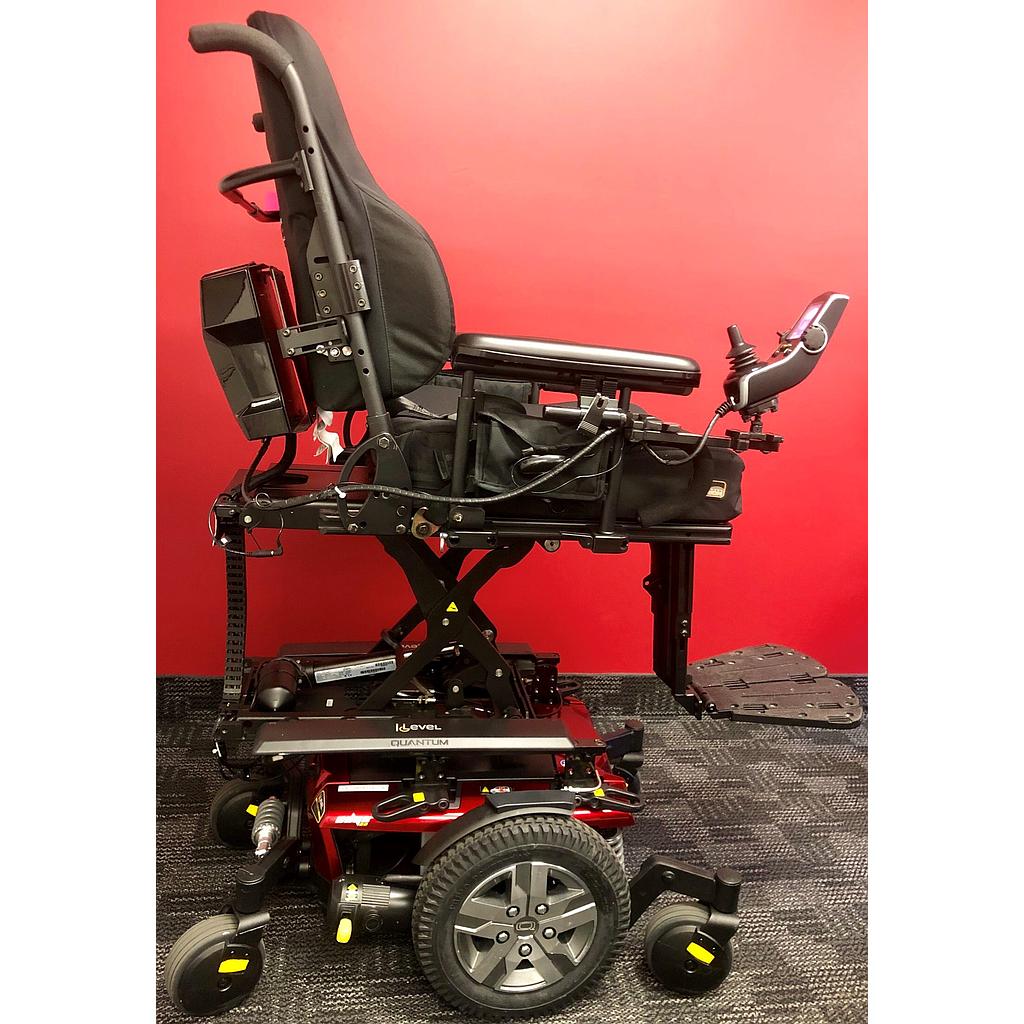 Used Pride Quantum Edge 2.0 Power Wheelchair w/Power Elevating Seat | Mobility Care