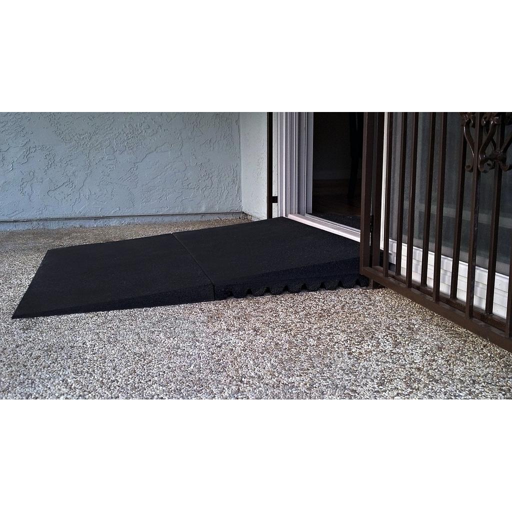TRANSITIONS® MODULAR ENTRY/THRESHOLD RAMP BLACK 2.5" RISE | Mobility Care
